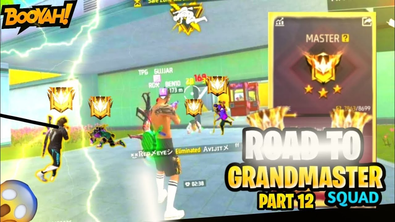 Road To Grandmaster | Free Fire || Grandmaster Rank Push Part 12 - YouTube