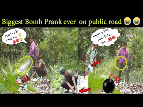 Biggest Bomb Prank Ever on Public| new Prank video| Funny prank video 😂 ...