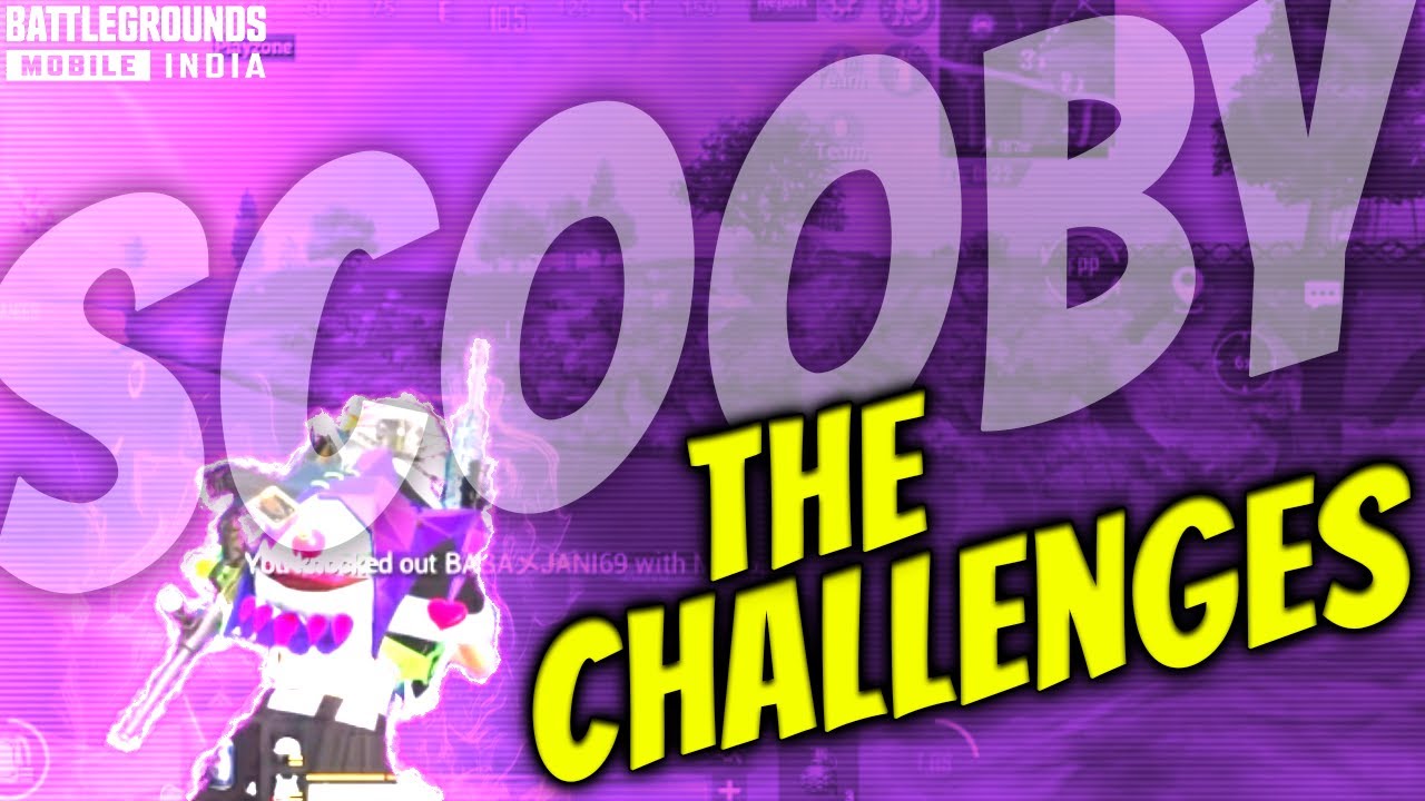 THE CHALLENGES | ONLY NOOB GAMEPLAY | BGMI WITH SCOOBY - YouTube