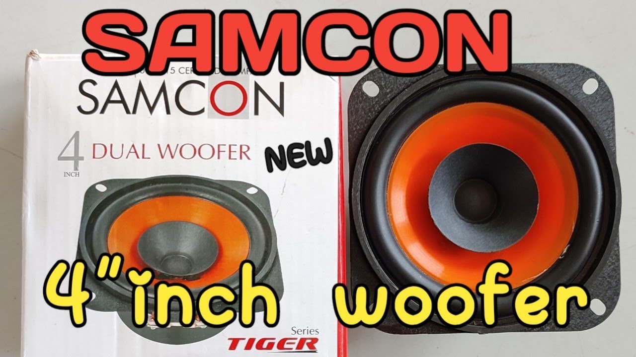 4"inch WOORER speaker SAMCON review extraordinary Sound ANBU AUDIOS you ...
