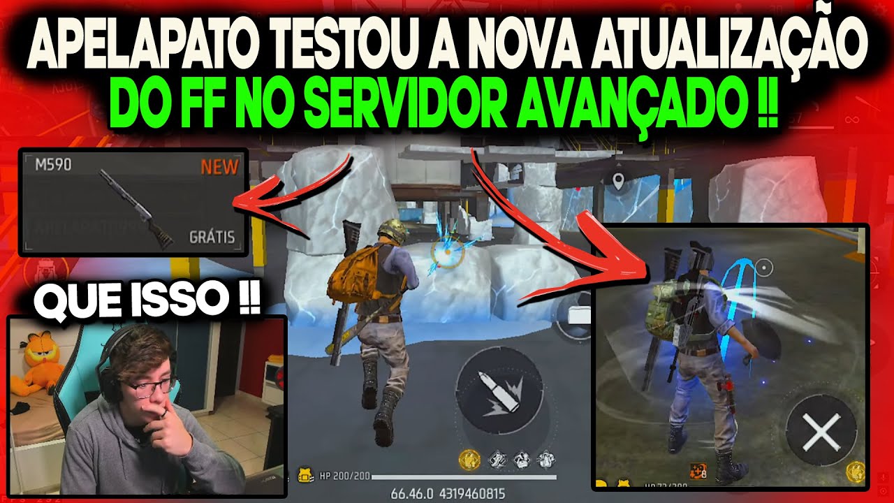 APELAPATO TESTOU A NOVA ATUALIZAÇÃO DO FF NO SERVIDOR AVANÇADO E ...