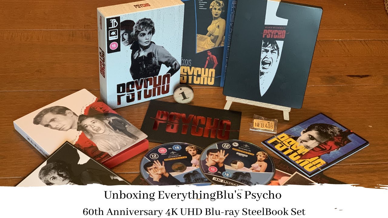 Unboxing of Psycho (1960) 4K Blu-Ray Steel Book | EverythingBlu ...