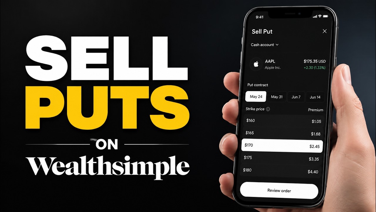 How to Sell Puts on Wealthsimple: Options Trading | Selling Cash ...