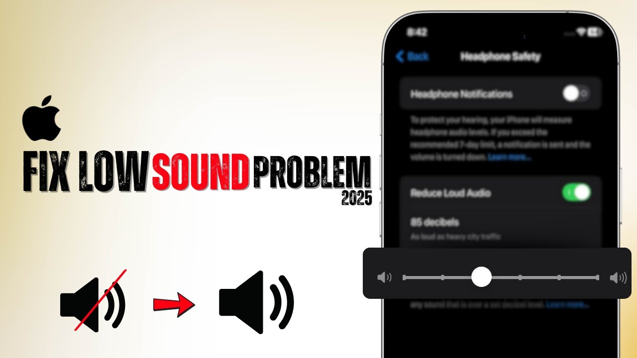 (2025) How to Fix iPhone Speaker Sound to Low After 18.4 - YouTube