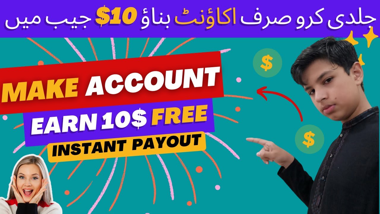 How to make money online | Create account and earn 10$ free | Earn 5000 ...