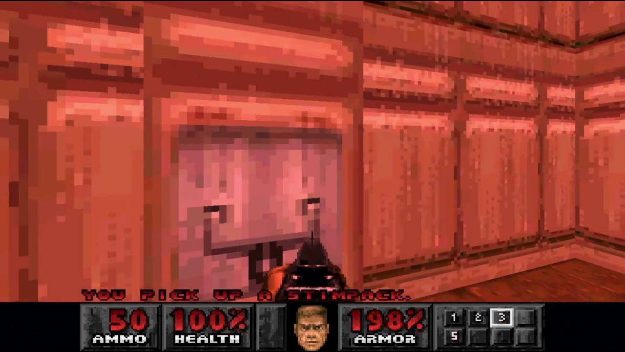 Doom PSX TC - Level 1 - Hanger - YouTube