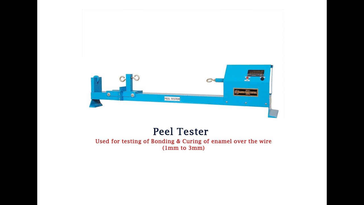 Peel Tester : Testing equipment - YouTube