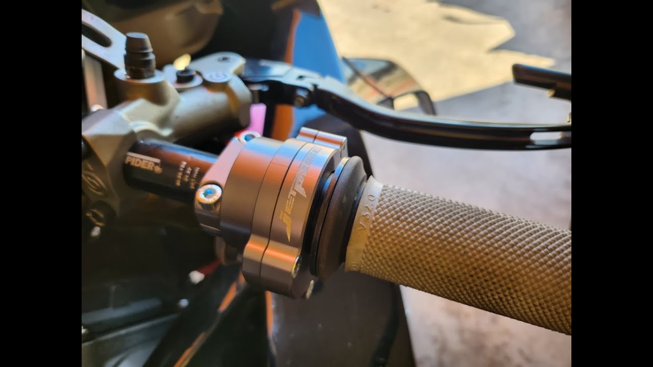 JetPrime Quick Action Throttle - Ducati Panigale V4 Base - YouTube