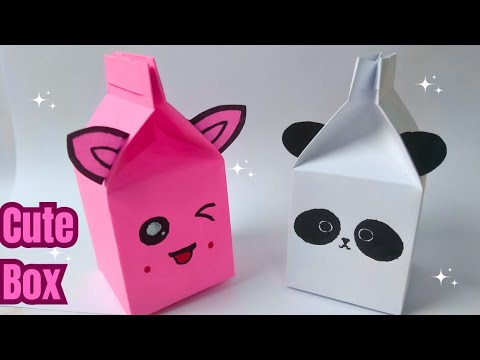 Cute Box - Origamai Box | Back to School|Origami tutorial - YouTube