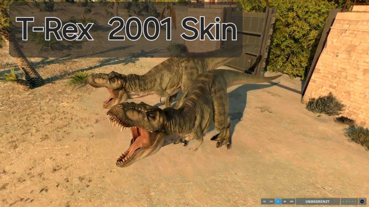 Released T-Rex (2001 Skin) | Jurassic World Evolution 2 - YouTube