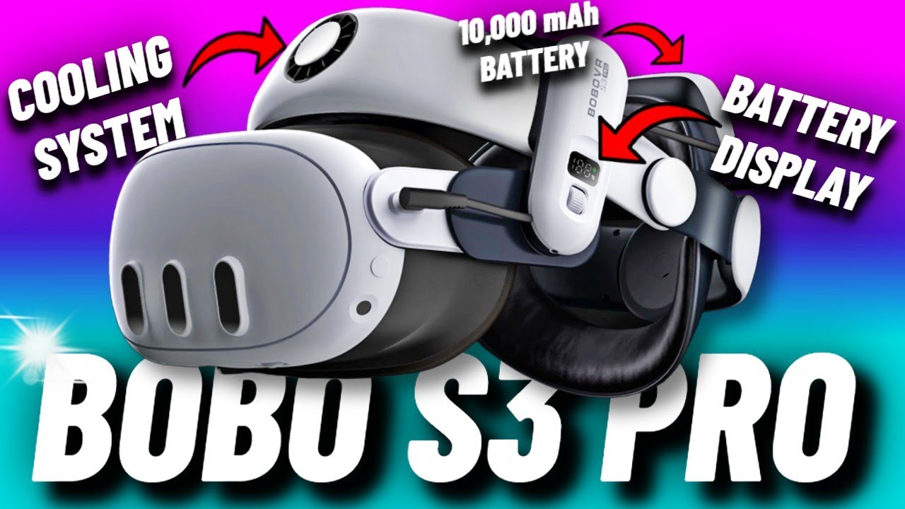 The BEST Quest 3 Head Strap?! NEW Bobo S3 Pro First Impressions // Fan ...