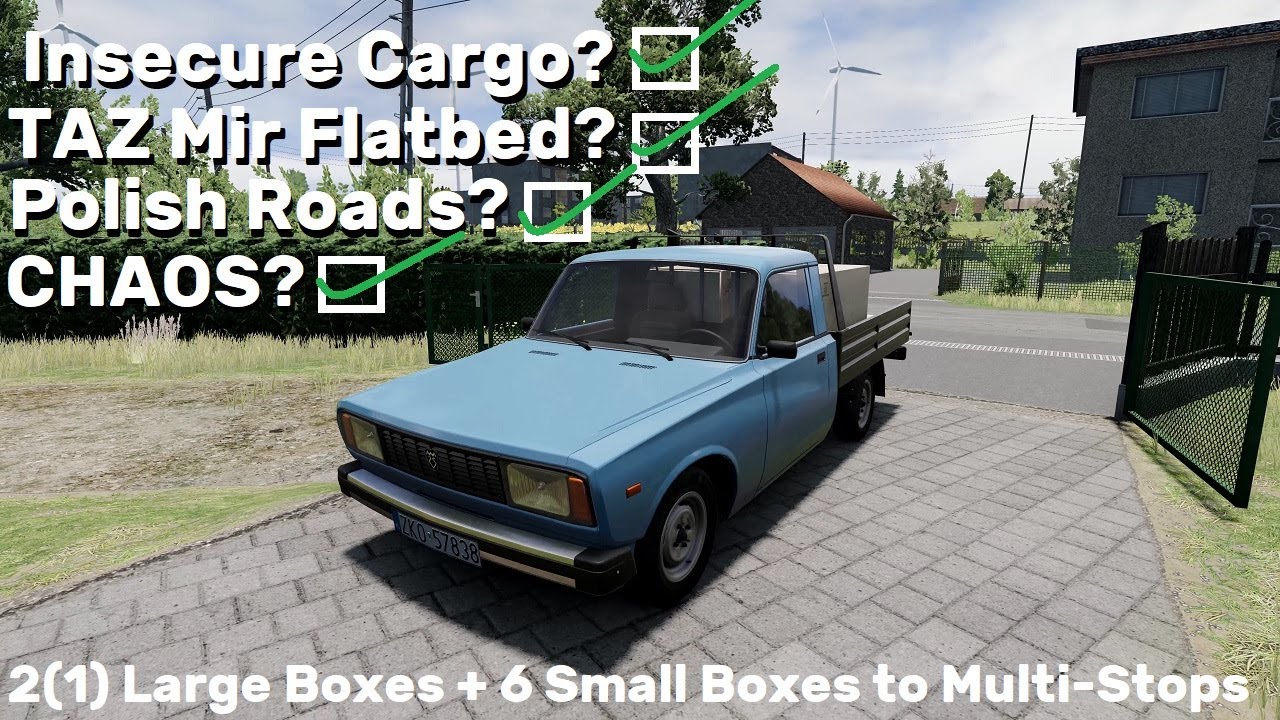 BeamNG.drive (Mod) Freeroam: Polish Roads - 2(1) Large Boxes + 6 Small ...