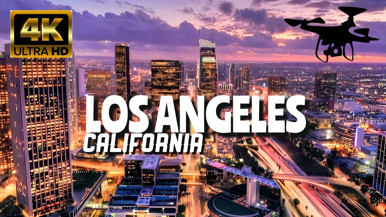 Los Angeles, California In 4K By Drone - Amazing View Of Los Angeles ...