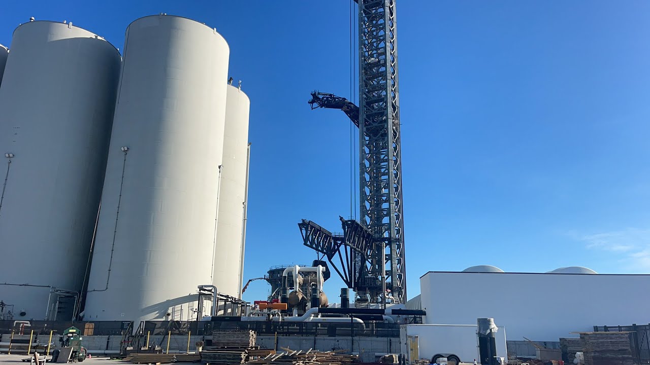 Tank Farm & OLP General Livestream SpaceX Starbase, Boca Chica, TX, Aug ...