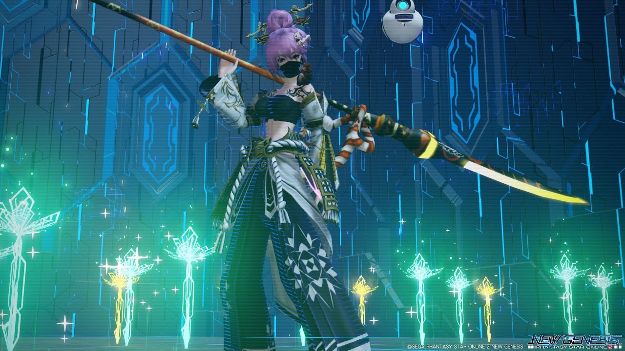 [PSO2 NGS] 00:36 Bujin HUFI Partisan/セツナノイッセン(ブジン)半藏 HUFIパルチザン長槍 ...