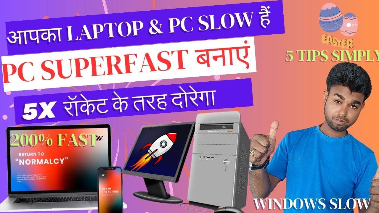 How to Fix Your Slow Computer - 5 Easy Steps - Windows (2024)YouTube ...