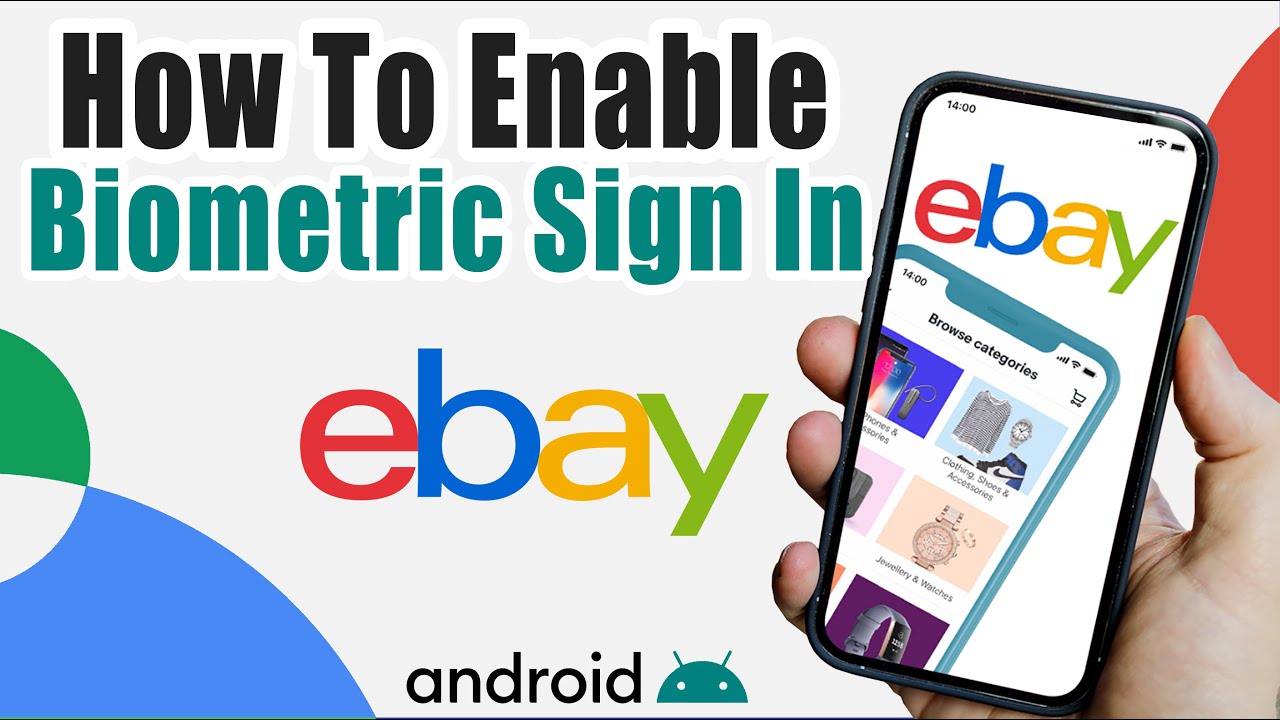 How To Enable Biometric Sign In On Ebay Android - YouTube