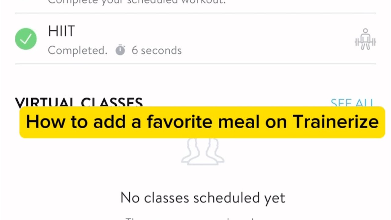 How to add a favorite meal to Trainerize - YouTube