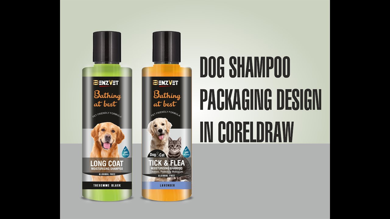 How to Design a Dog Shampoo Label in Coreldraw | Coreldraw mein Label ...