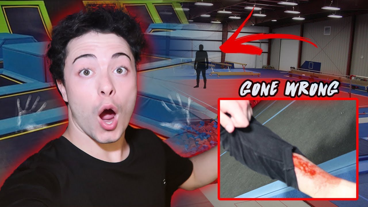 (GONE WRONG) DO NOT FLIP AT A TRAMPOLINE PARK AT 3:00 AM CHALLENGE ...