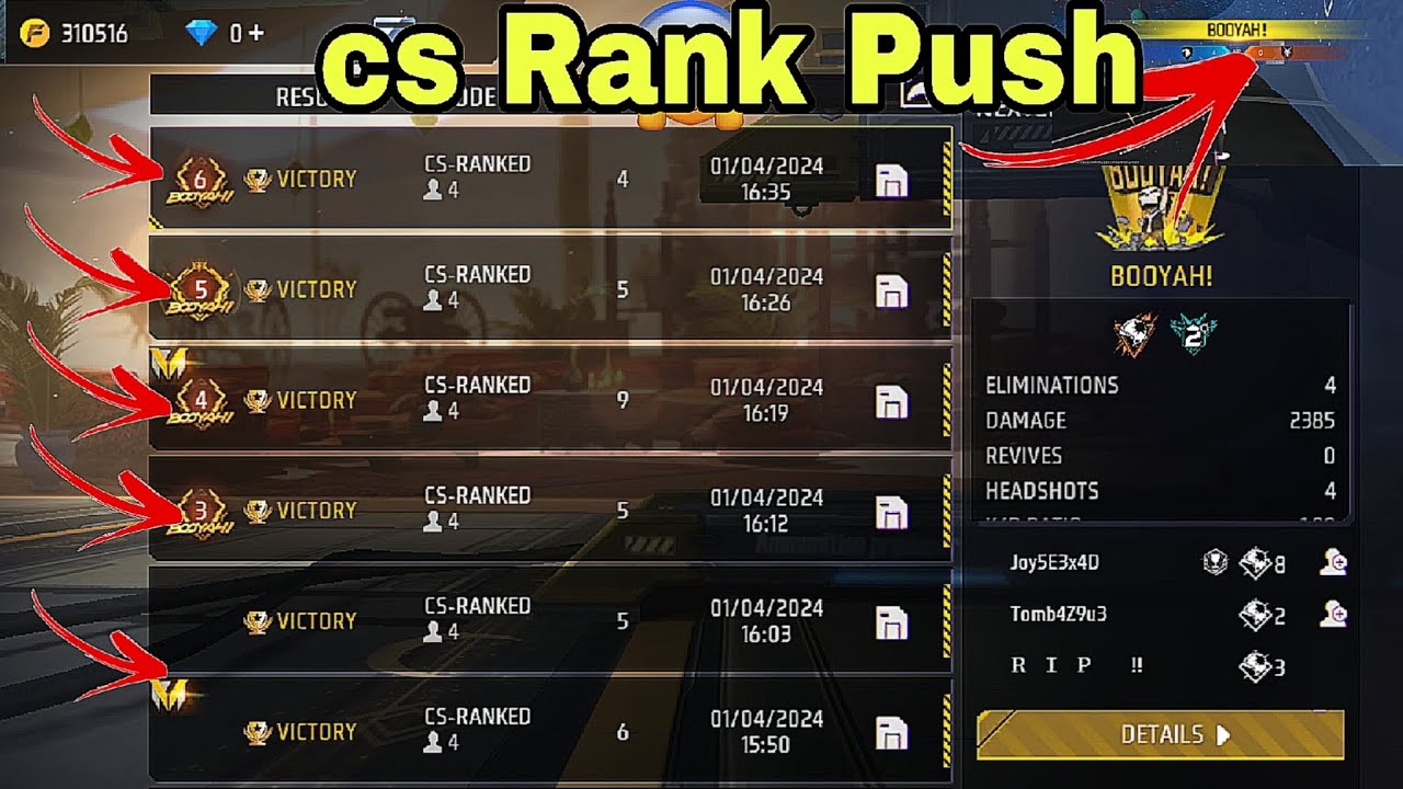 CS RANK NEW SEASON PUSH || CS RANK NEW SEASON || CS RANK NEW SEASON ...