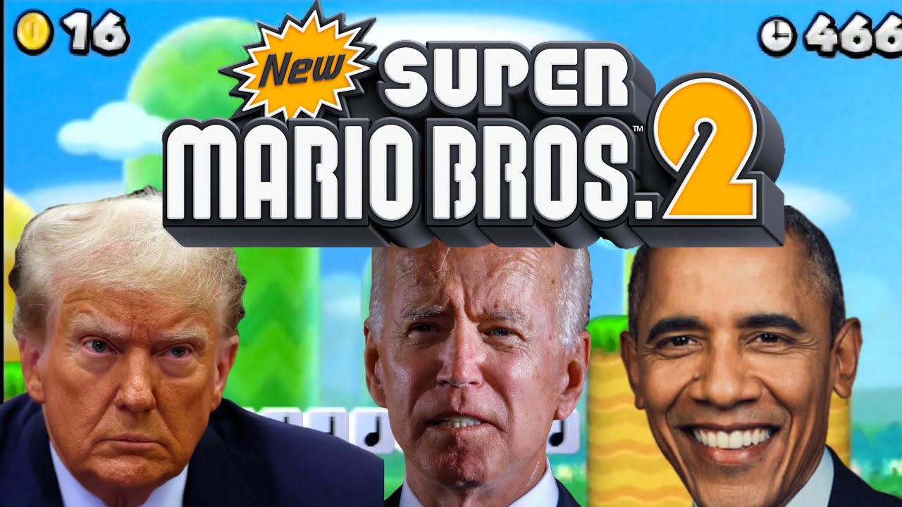 Presidents Play Super Mario Bros. 2- 3ds: Episode 1 - YouTube
