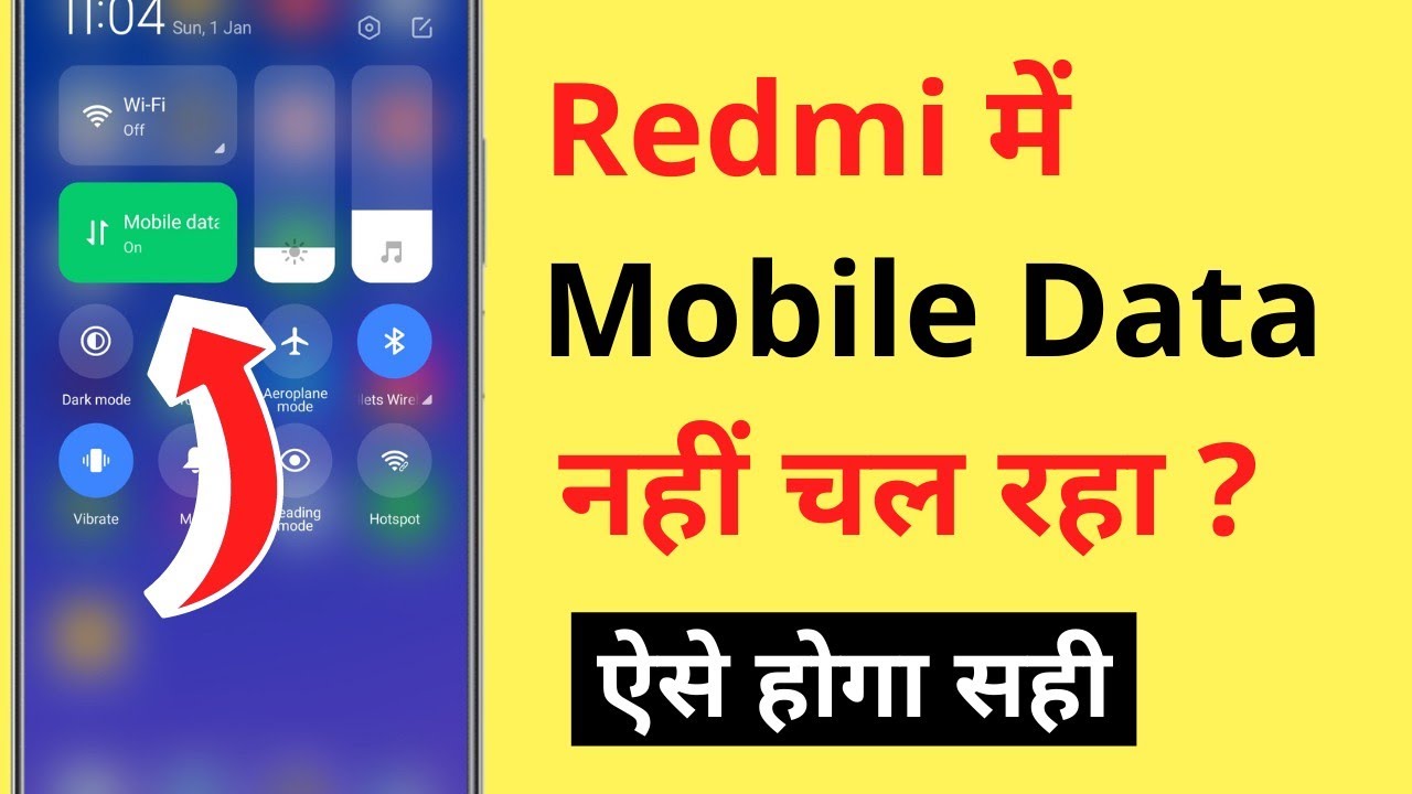 Redmi Mobile Me Data Nahi Chal Raha Hai | Redmi Phone Mobile Data Not ...