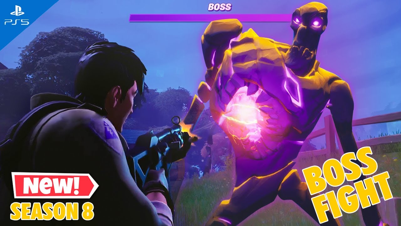 NEW Caretaker Boss Fight -Fortnite Season 8 - YouTube