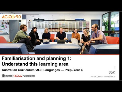 Prep–Year 6 Languages familiarisation and planning 1: Understand this ...