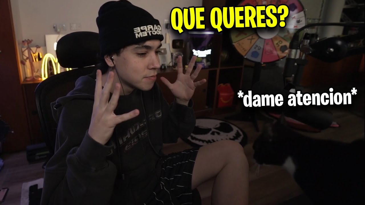 LA GATA DE SPREEN LO INVADE EN STREAM - YouTube