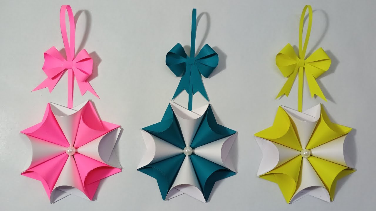 Christmas Ornaments | Christmas Decoration Ideas Using Paper ...