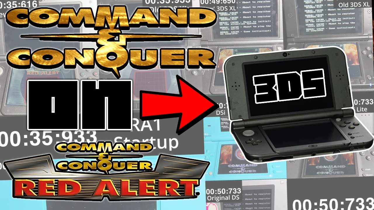 C&C+RA1 on 3DS // Comparing Vanilla-Conquer DS Homebrew across DS ...