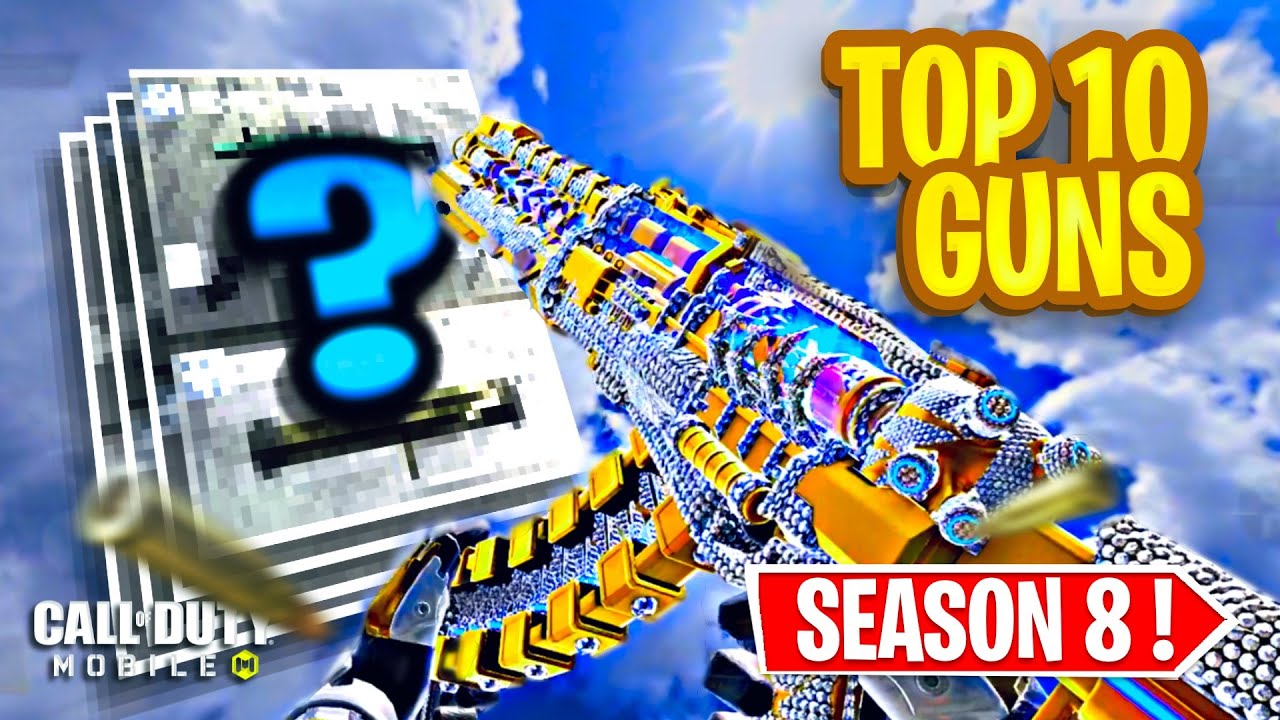 Top 10 Best Guns in CODM Season 8! (Gunsmith + Loadout) - YouTube