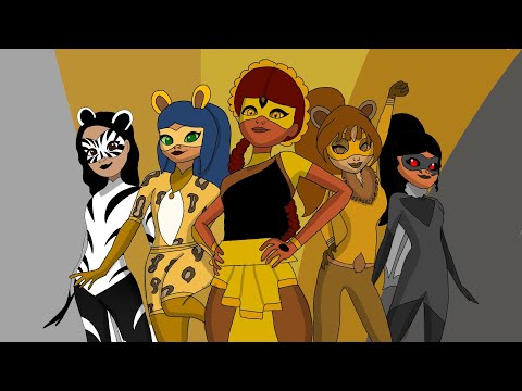 Miraculous fanmade group transformation with @miraculousedits‘s OC’s