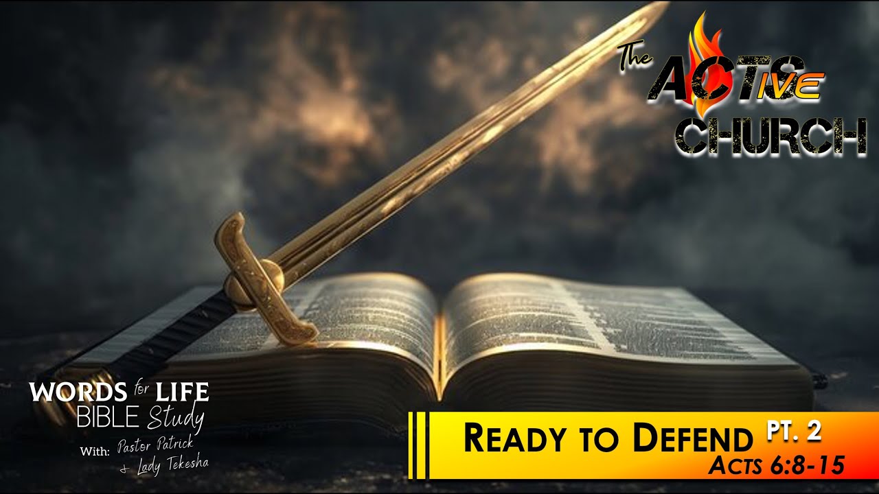 Ridgley Ministries Words For Life: "Ready To Defend " Pt 2 Acts 6:8-15 ...