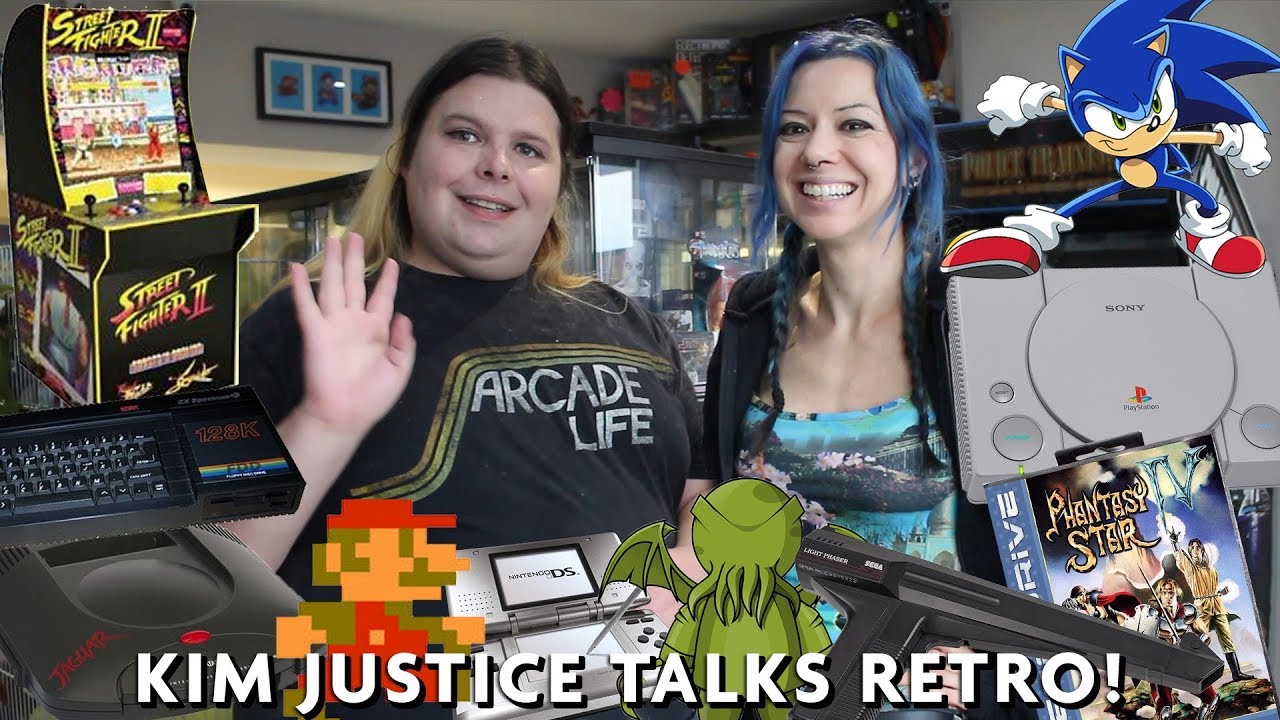 Kim Justice Talks Retro Gaming! From arcade childhood memories to her ...