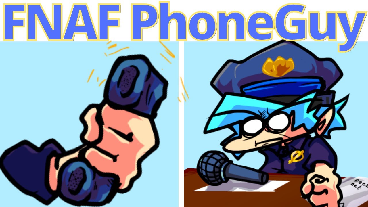 Friday Night Funkin' VS Phone Guy | FNAF Ultimate Custom Night (Five ...