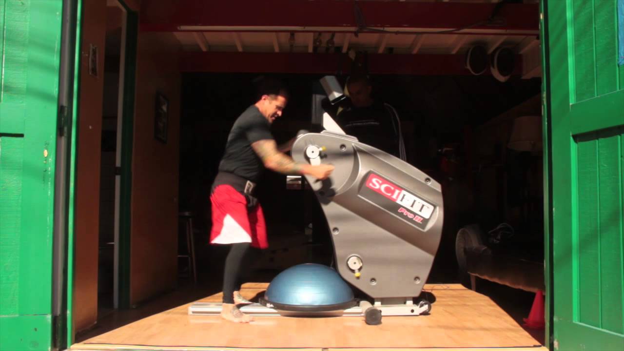 Advanced Fitness Training Hand Ergometer Knee Drop BOSU Drill - YouTube