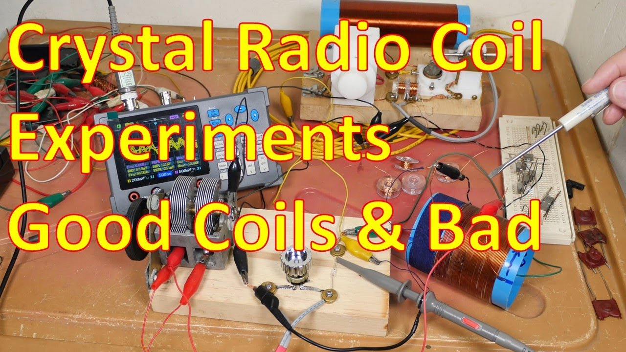Crystal Radio Coil Size/Type Experiments 1-3 Remix - YouTube