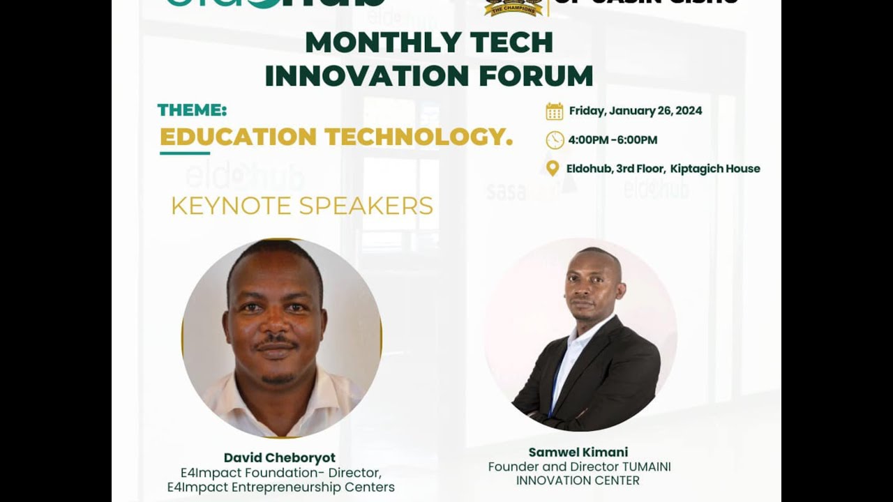 MONTHLY TECH INNOVATION FORUM 1-2023 - YouTube