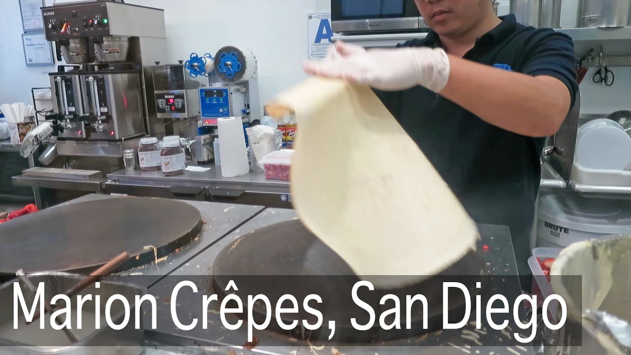 Japan's Marion Crêpes in California! - YouTube