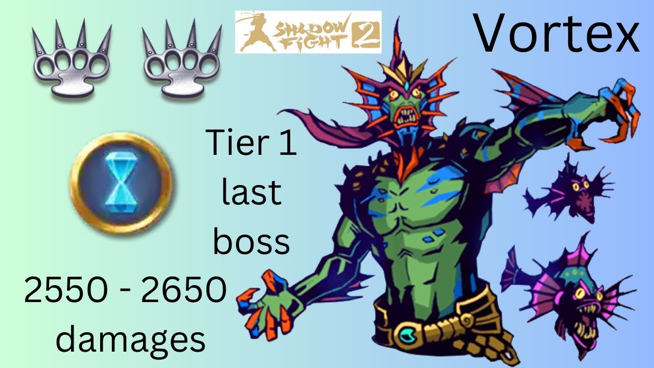 Shadow Fight 2 Underworld Raids Tier 1 Last Boss Vortex - YouTube