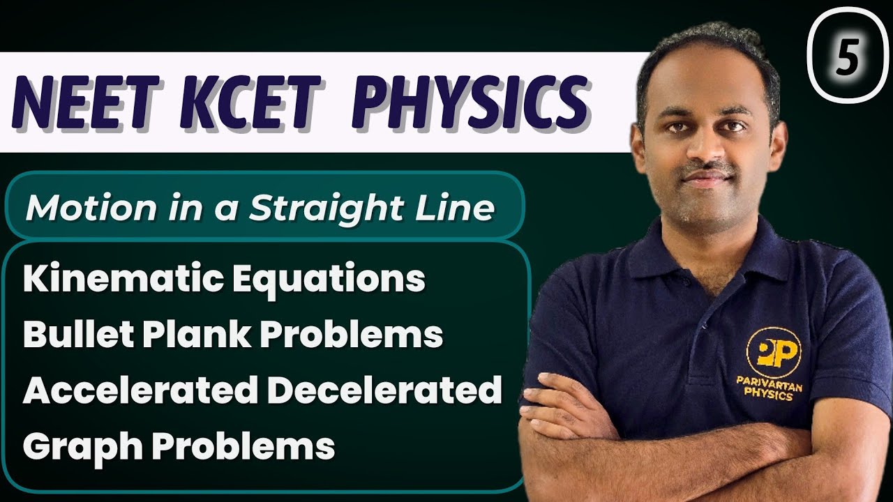 Kinematic Equations | Bullet Problems | Motion in a Straight Line #NEET ...
