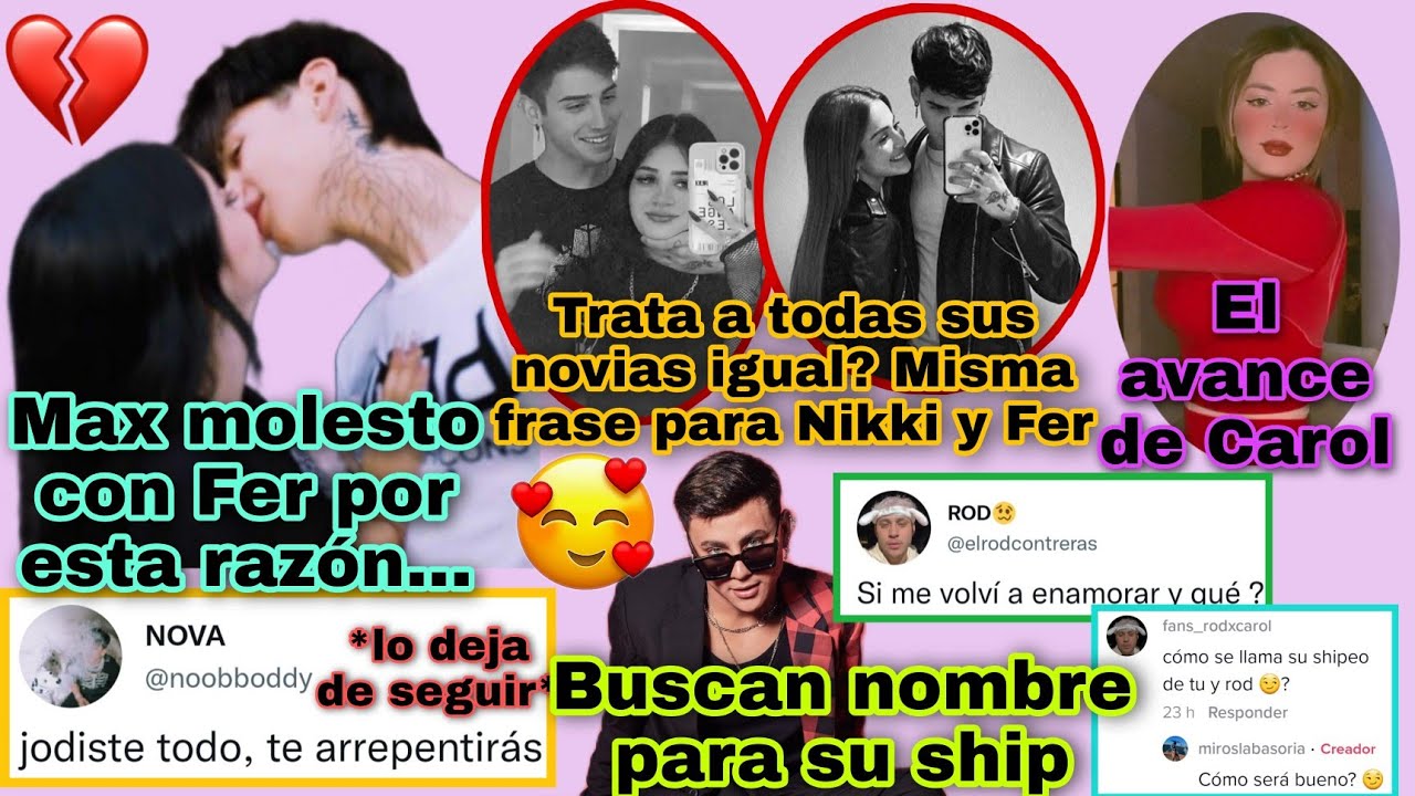 Iamferv y Max Valenzuela TERMINAN🥺Fueron celos?Augusto trata a Nicolle ...