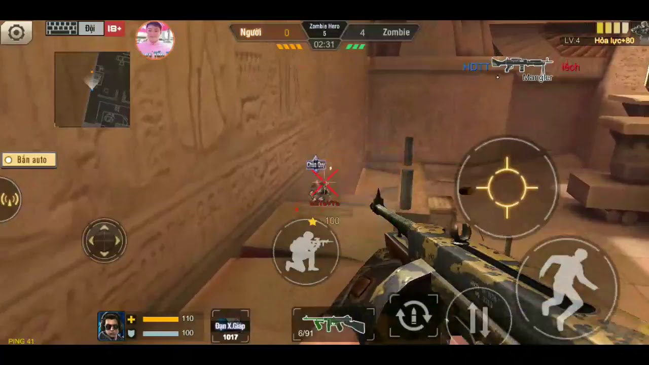 VloVlogs Tân Tai :P4 game tap kich mobile - YouTube