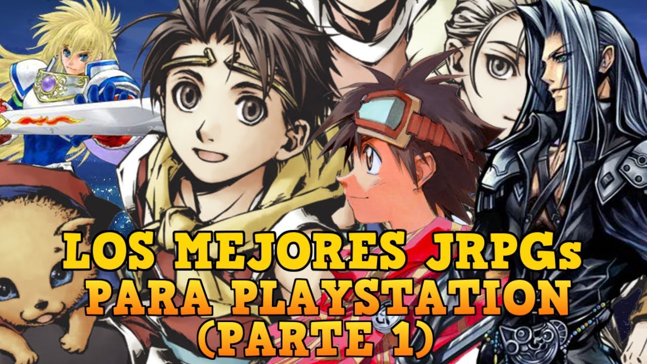 LOS MEJORES JRPGs de PLAYSTATION (Parte 1) - YouTube