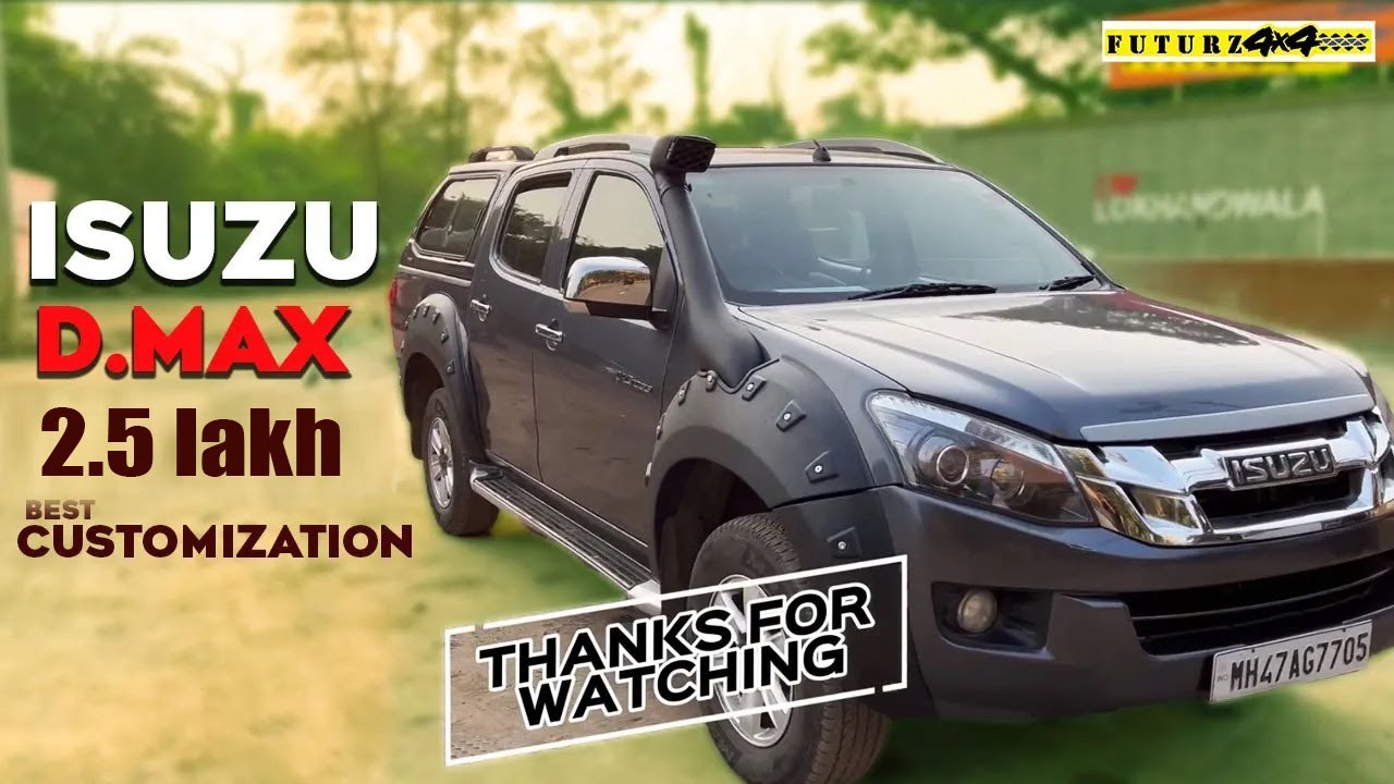 isuzu d'max 4x4 Latest Customization By Futurz 4x4 { 2.5 lakhs } isuzu ...