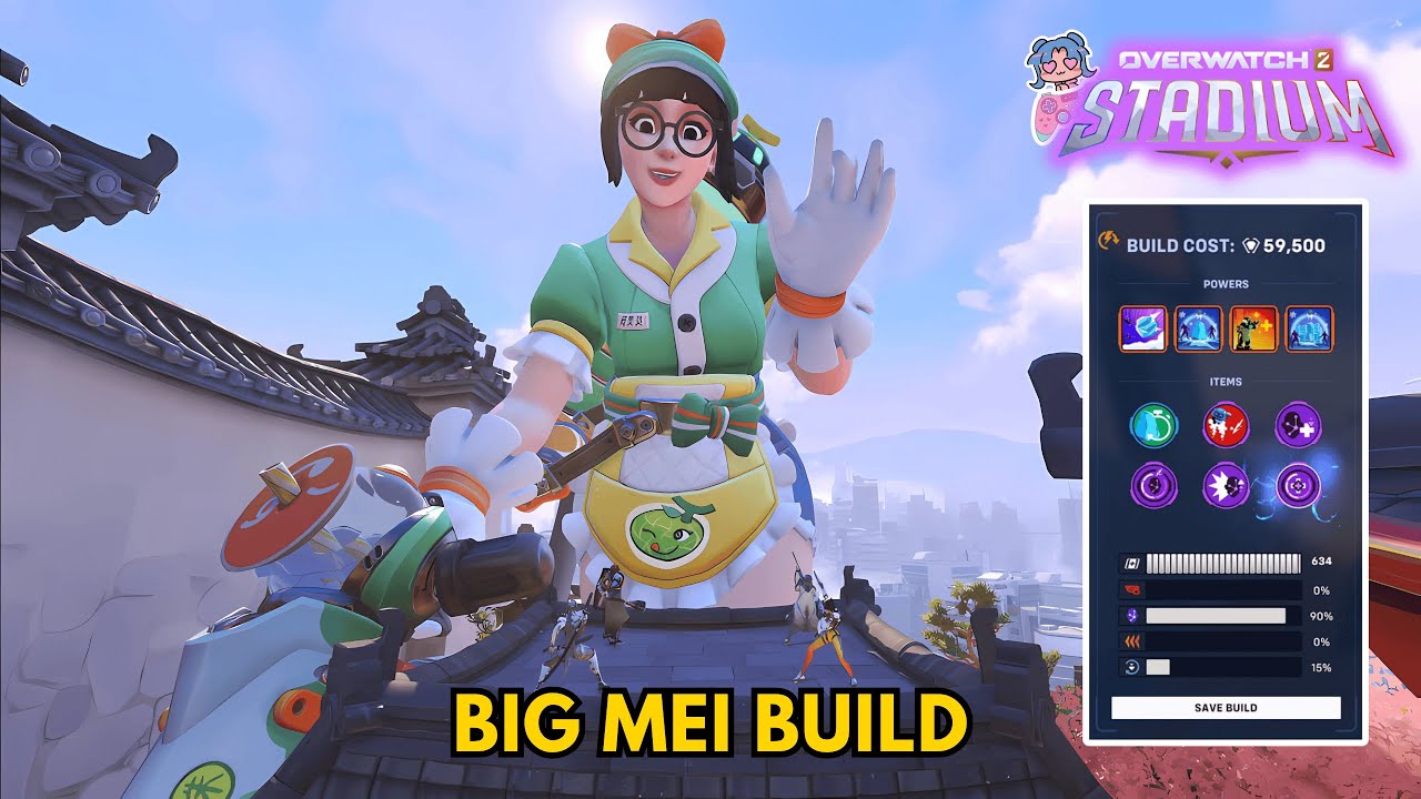 BIG Mei Build - BIG Problems for the Enemy – Overwatch 2 Stadium! - YouTube