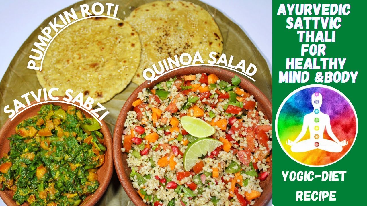 No-Onion & No-Garlic Satvic Thali for Positive Mind & Healthy Body/3 ...