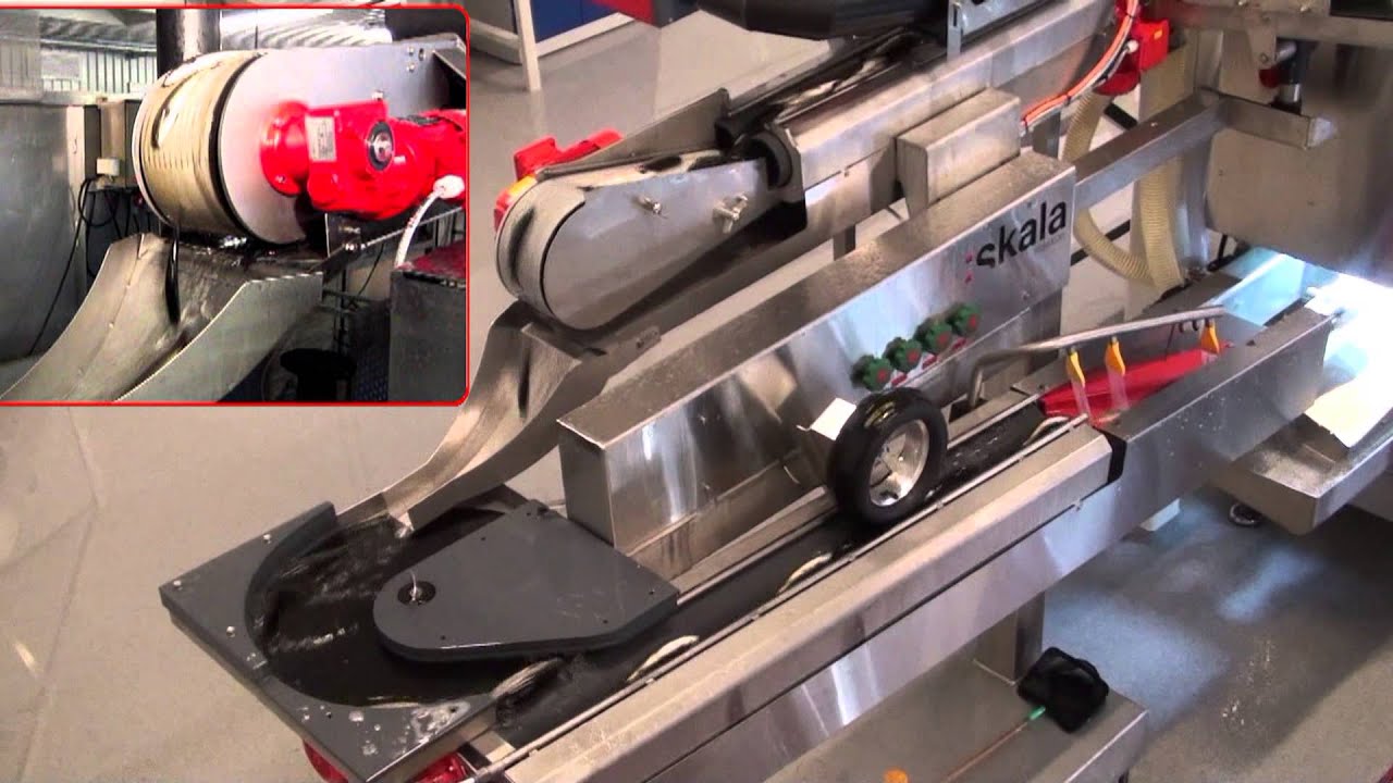 Maskon Vaccination machine for salmon - YouTube